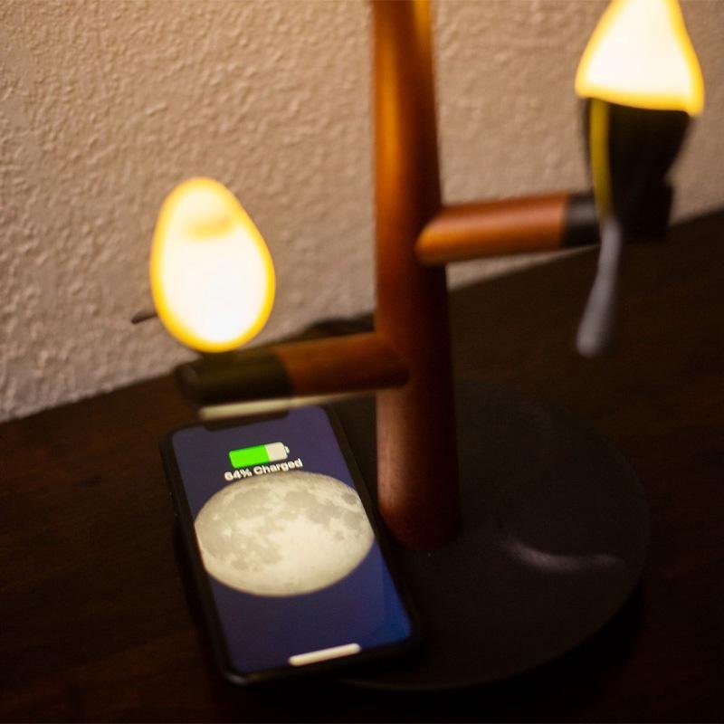 Hometree Lamp | Birds Wireless Charging Bedside Lamp | Yala Life™